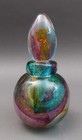 Andrew Shea Signed Hand Blown Art Glass Swirl Perfume Bottle With ...