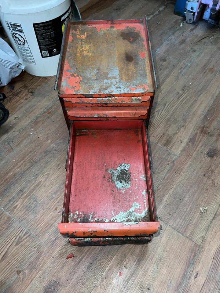 Mac Tool Mini Side Hanging Tool Box 9W 13.5T 12D Dads Patina | eBay