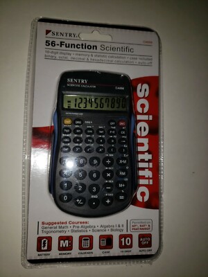 Sentry 56 Function Handheld Scientific Calculator CA656 | eBay