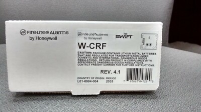 Wireless Relay Module. Fire-Lite Model #W-CRF | eBay