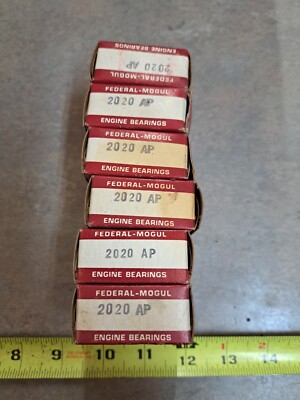 6 Sets of Federal-Mogul 2020 AP Connecting Rod Bearings | eBay