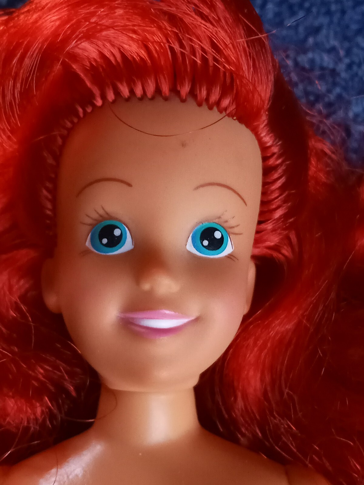 Vtg Disney 1990s 9.5" Little Mermaid Ariel Tyco Dolls Fin Mirror Comb ...