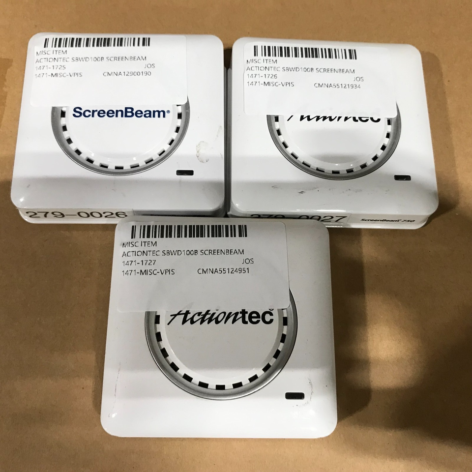 3) Actiontec ScreenBeam Pro Edition SBWD100B Wireless Display Receivers ...
