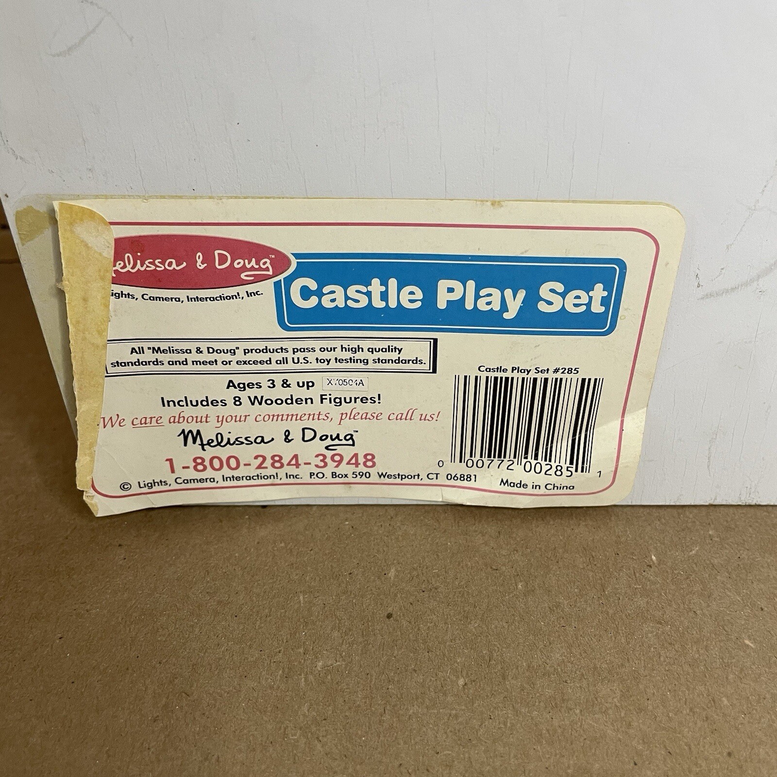 Melissa & Doug Castle Play Set Includes 8 Wooden Figures Gm801 for sale ...