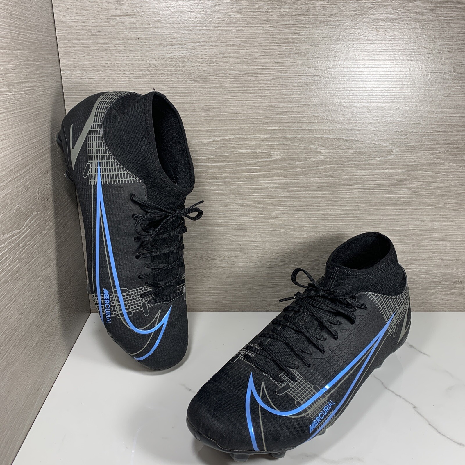 Nike Mens Mercurial Superfly 8 Elite ACC Cleats Black… - Gem