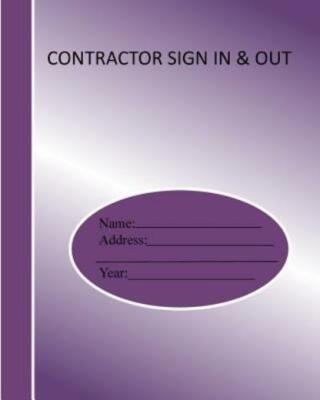 Contractor Sign In And Out 9781985309937| eBay