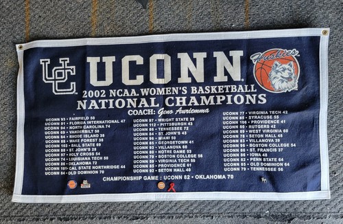 Uconn Lot Cooler and 2002 Championship Banner | eBay