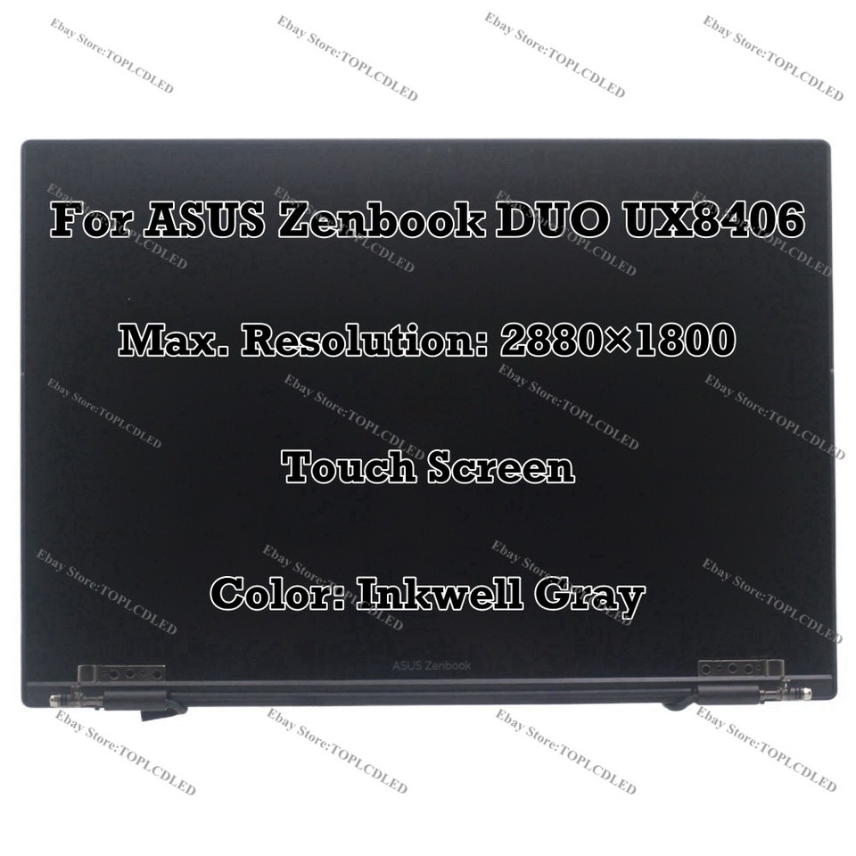ASUS Zenbook DUO UX8406CA-PZ043W Touch OLED Screen Assembly Display ...