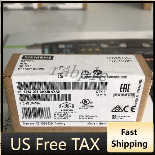 New Siemens 6ES7297-0AX30-0XA0 S7-1200 Battery Board 1297 6ES7 297 ...