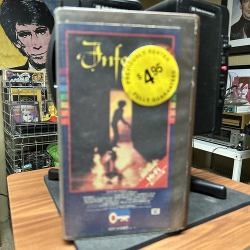 Dario Argento - Inferno 1980 VHS Clamshell Ex-Rental Stickers Key Video ...