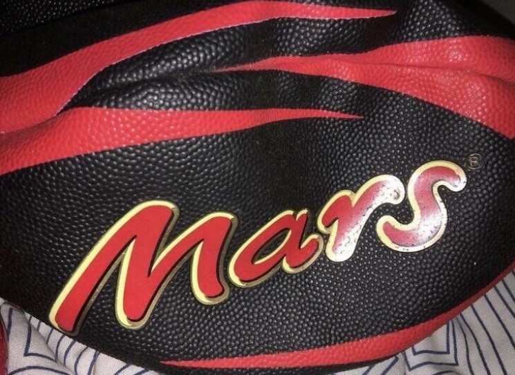 Vintage promotional Limited Edition Mars Rugby Ball (Never Inflated ...