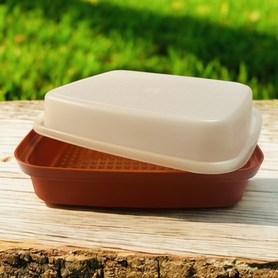 Vintage Tupperware Season Serve Meat Tray Marinade Container #1294 ...