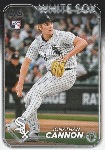 2024 Topps Update #US347 Jonathan Cannon RC Rookie Card Chicago White ...