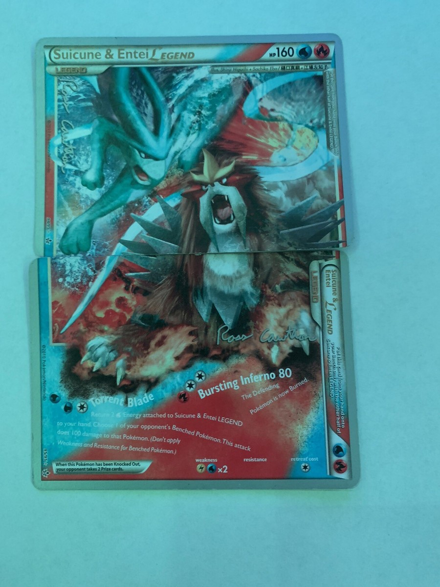 Pokemon Suicune E Entei Legend Suicune & Entei 95/95 Values MAVIN