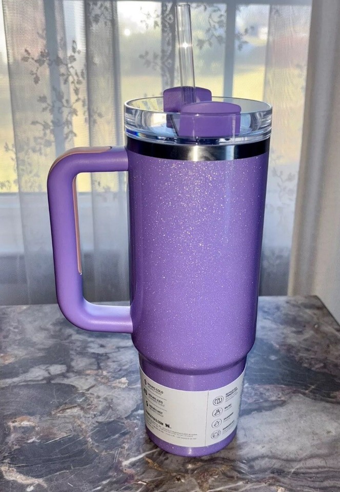 Stanley Periwinkle Shimmer 40oz 30oz 20oz SET Of 3 Quencher 2.0 Tumbler ...