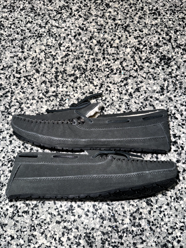 Sperry Men's Doyle Moccasin Slipper Dark Grey Men's Slippers Size 8-12 ...