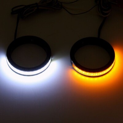 Custom Dynamics 30 (Total) Amber/White LED Fork Wrap Arounds - 39mm ...