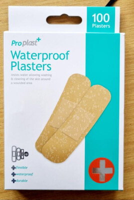 100 WATERPROOF Plasters Durable Bandages First Aid Medicine Safety ...