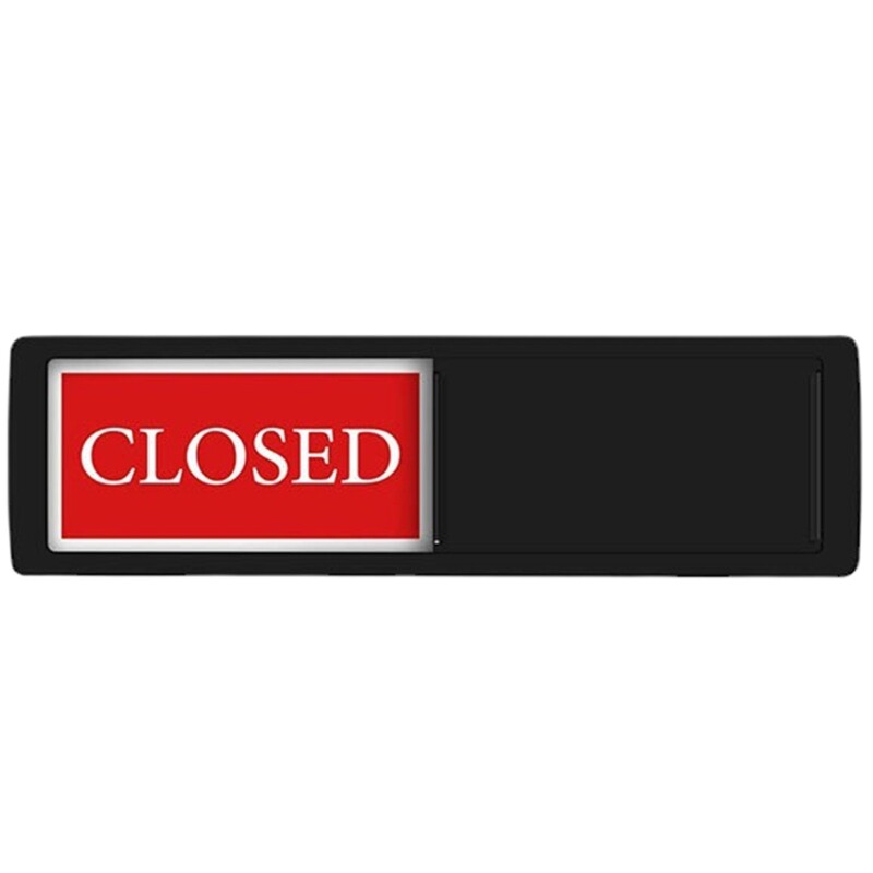Convenient Open/Closed Sliding Sign for Shops and Businesses, Easy to ...