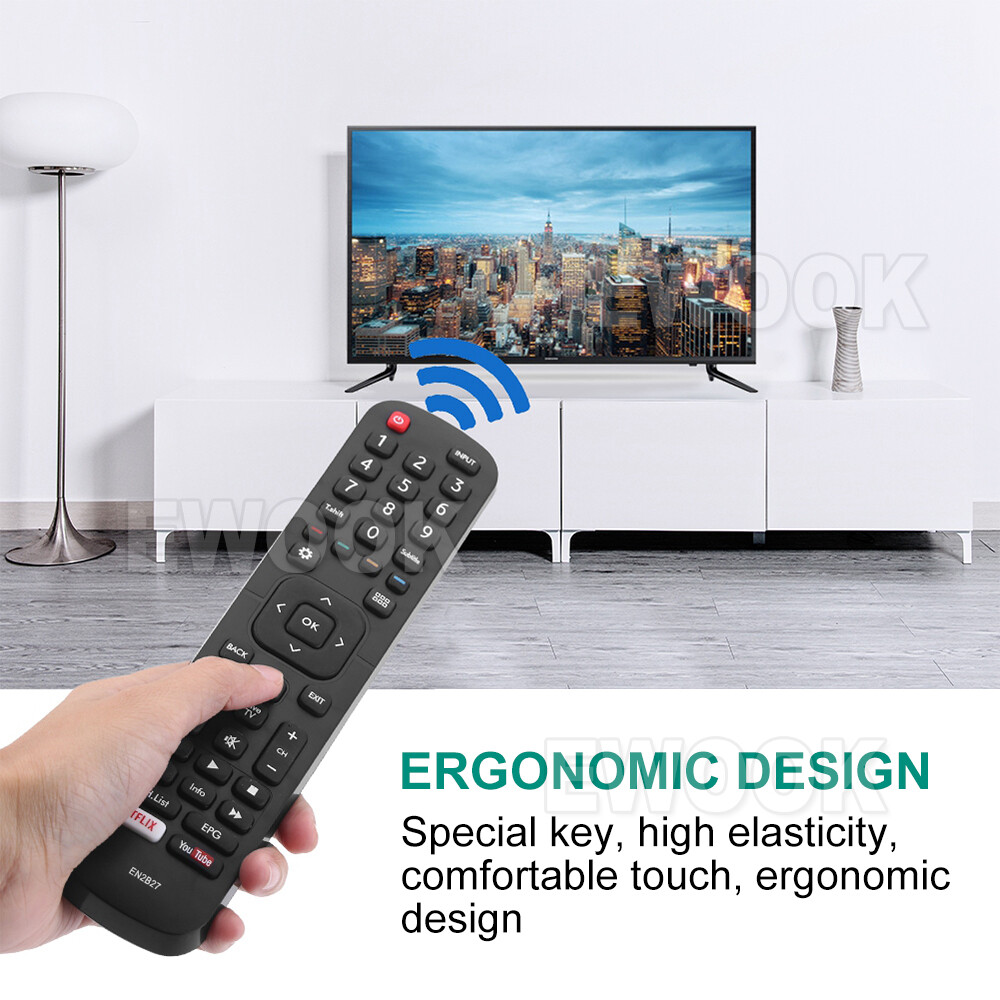 for HISENSE TV Remote Control ORIGINAL EN2B27 OEM EN-2B27 RC3394402/01 ...