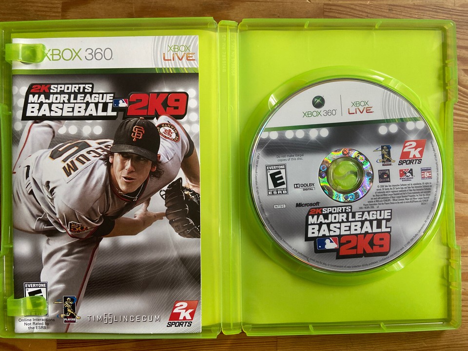 2K Sports Major League Baseball 2K9 Xbox 360 Complete With Manual. | eBay