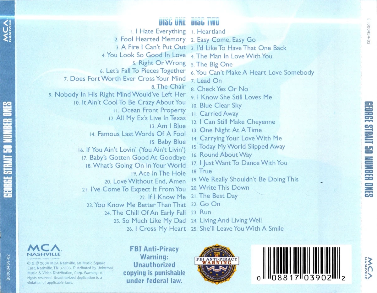 George Strait 50 Number Ones
