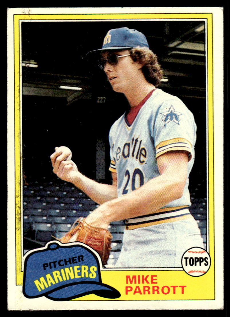 1981 Topps Mike Parrott #187 Seattle Mariners Baseball Card | eBay