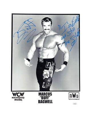 Marcus Buff Bagwell Signed WCW 11x14 Photo Wrestling Wrestler JSA Buff ...