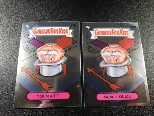 Garbage Pail Kids Chrome 2 Card Set Monopoly Rich Uncle Pennybags Spoof ...