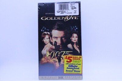 Goldeneye VHS Tape Brand New Factory Sealed w/ MGM Watermarks IGS VGA ...