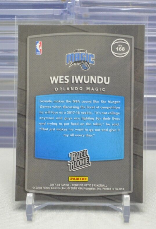 Wes Iwundu 2017-18 Optic Red Yellow Rookie #168 RC Magic 5-D | eBay