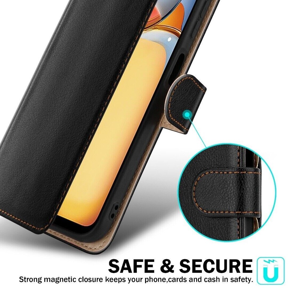 Per Xiaomi Redmi 13C 5G Custodia, Pelle Portafoglio Flip Cover ...