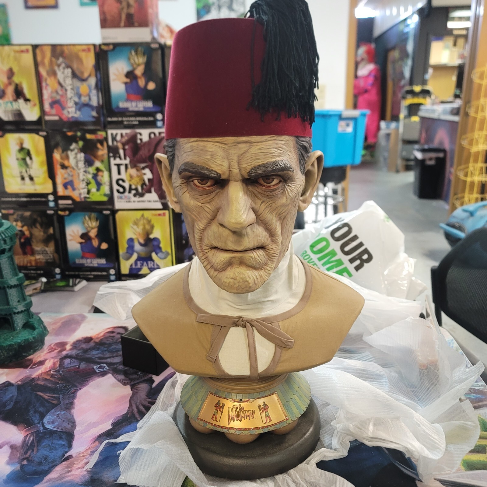 SIDESHOW MUMMY ARDETH BEY MUMMY LIFE SIZE BUST STATUE 034/100 | eBay