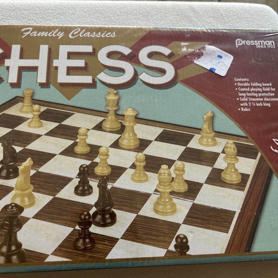Family Classics Chess Pressman 2016 Factory Sealed Folding Full Size ...