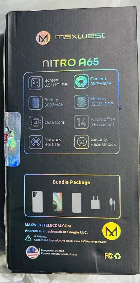 Maxwest Astro A65 Android Smartphone - Brand New & Factory Sealed | eBay