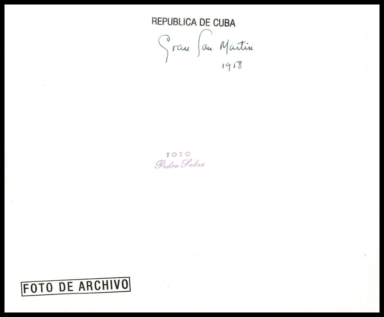 CUBAN CUBA PRESIDENT RAMON GRAU SAN MARTIN POLITIC PORTRAIT 1950s PHOTO ...