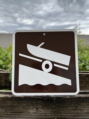Boat Launch Metal Parks & Recreation Lake River Sign 6"x6" NEW | eBay