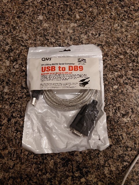 QVS 6ft USB to Db9 Male Rs232 Serial Adaptor Cable for sale online | eBay