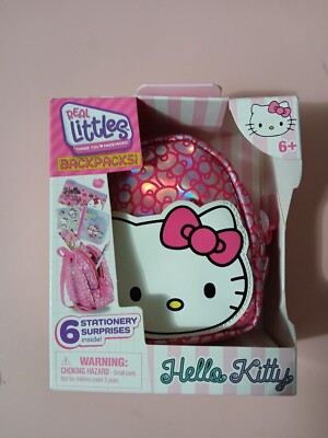 Hello Kitty Real Littles Micro Backpack Pink Hello Kitty Toy | eBay