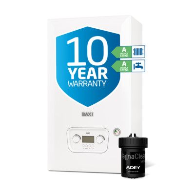 NEW Baxi 830 Combi 2 30kW Boiler, FLUE & FILTER & LOOP!824 830 836 ALL ...