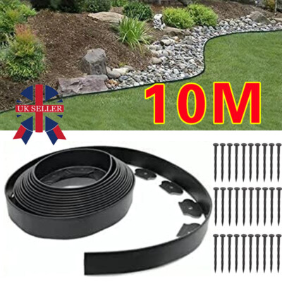 Grass 10M Plant Flexible Lawn Landscape Barriers Fence Edging Border ...