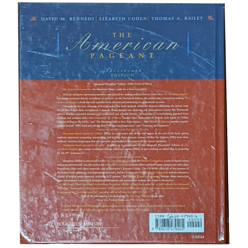 The+American+Pageant+%3A+A+History+of+the+Republic+Advanced+Placement ...