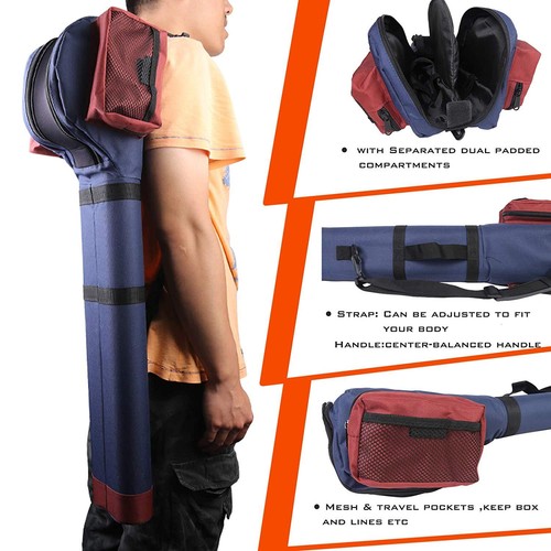 Maxcatch Fly Fishing Rod & Reel Case Rod Tube Complete Rod Protection ...