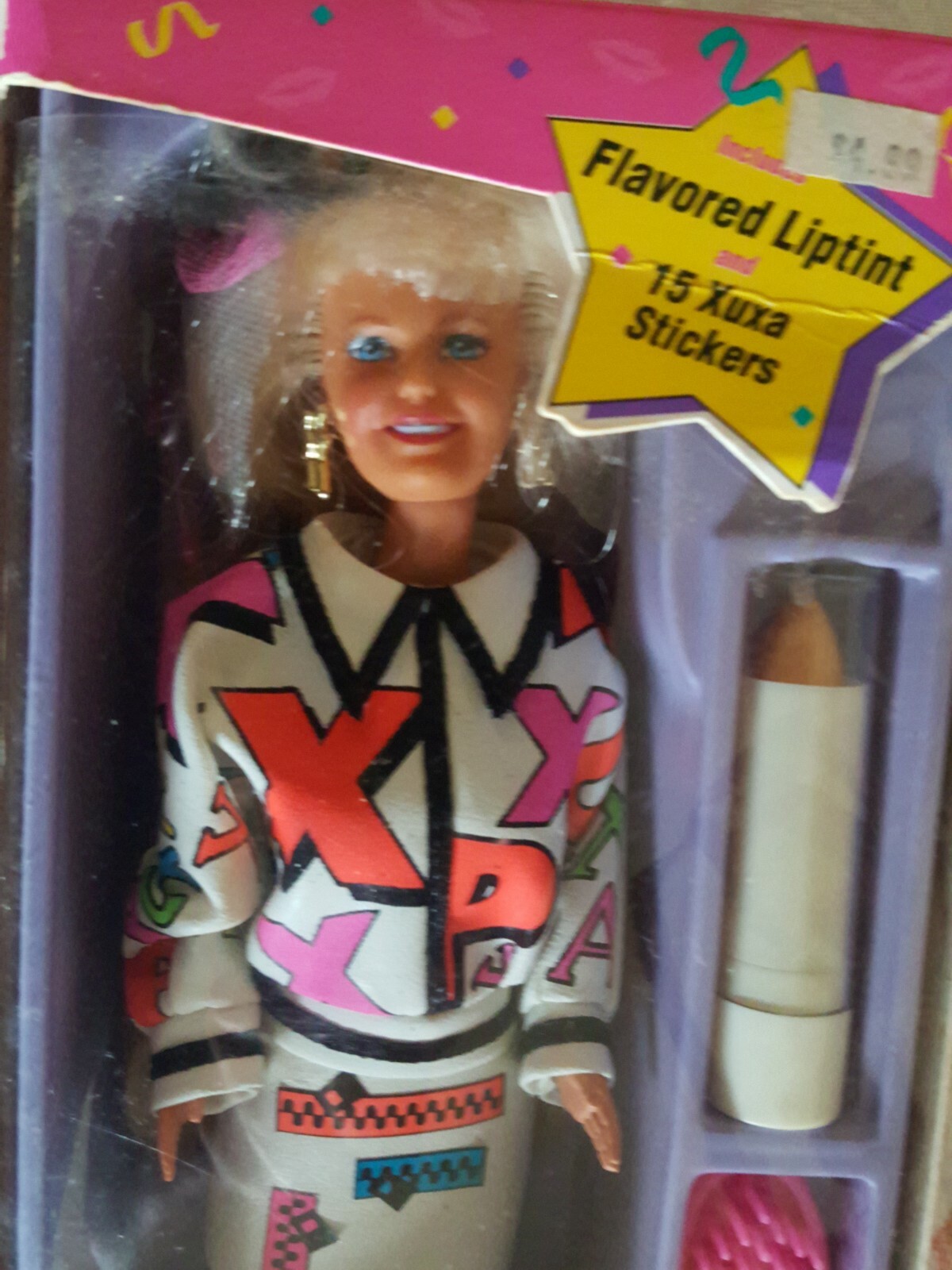RARE Superstar XUXA (Latin Singer) Doll from Rose Art with stickers HTF ...