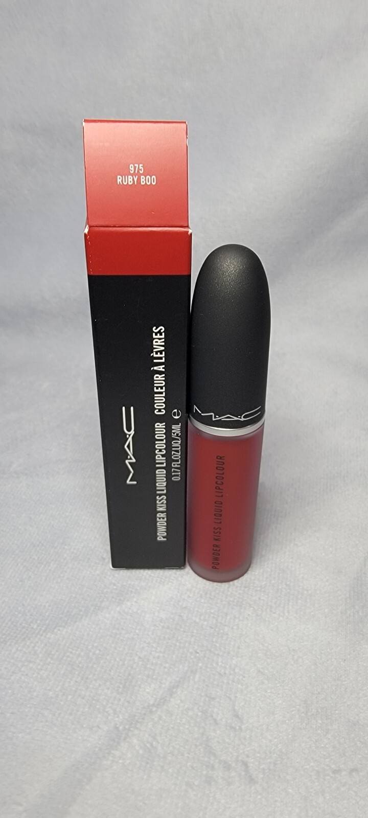 MAC Powder Kiss Liquid Lipcolour #975 RUBY BOO NIB | eBay