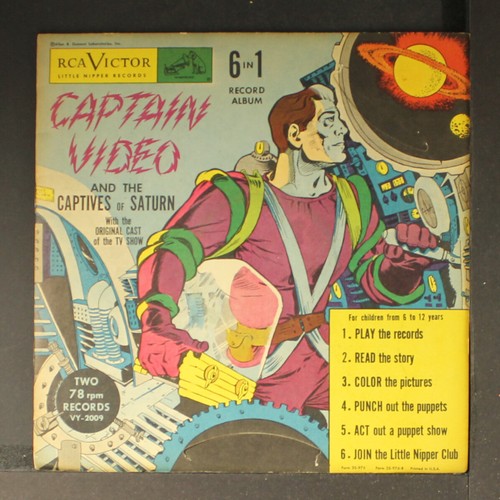 CAPTAIN VIDEO: and the captives of saturn RCA 7" Single 78 RPM | eBay