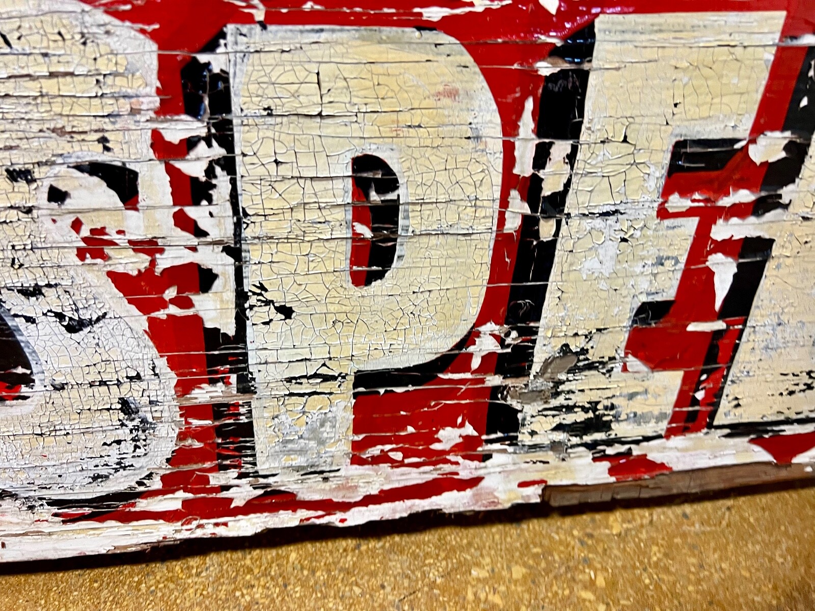 Santa Fe Speedway Circa 1950's Vintage Wooden Sign, Original and ...