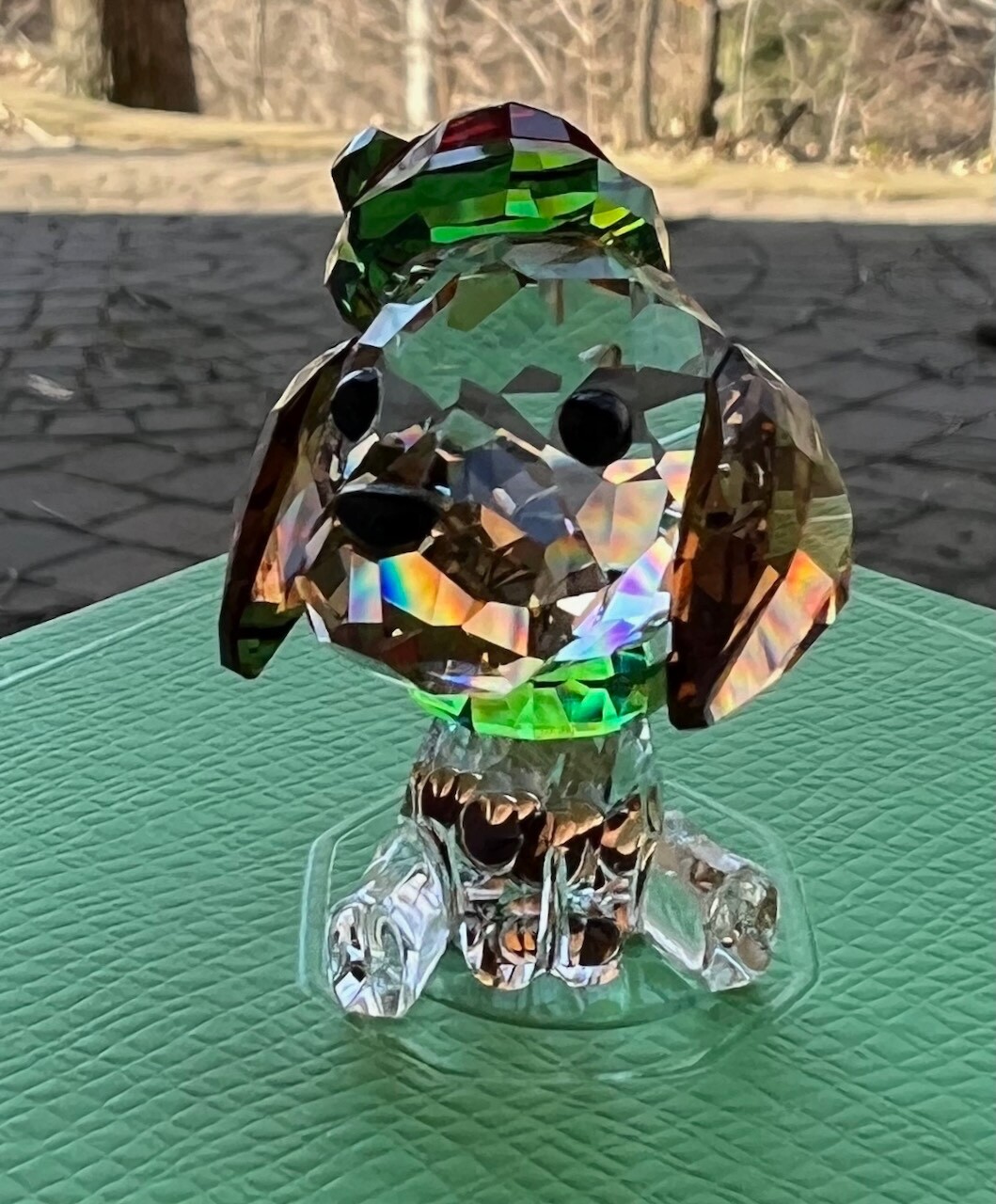 SWAROVSKI Crystal Christmas Holiday Cheers Beagle Figurine #5625856 New ...