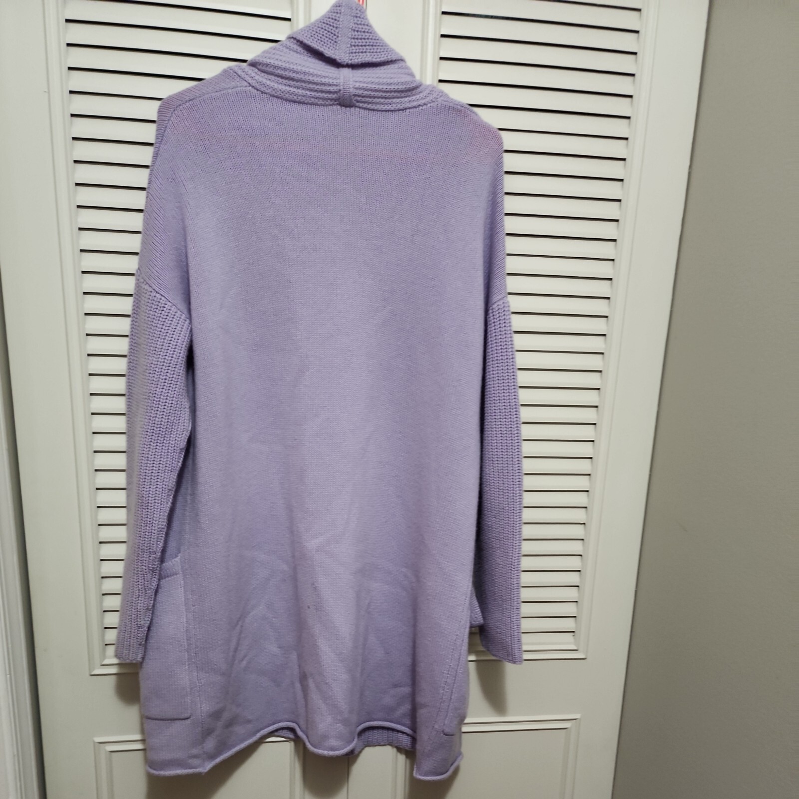 WOMEN'S CHRISTINA LEHR 100% Cashmere Lilac Tunic O… - Gem