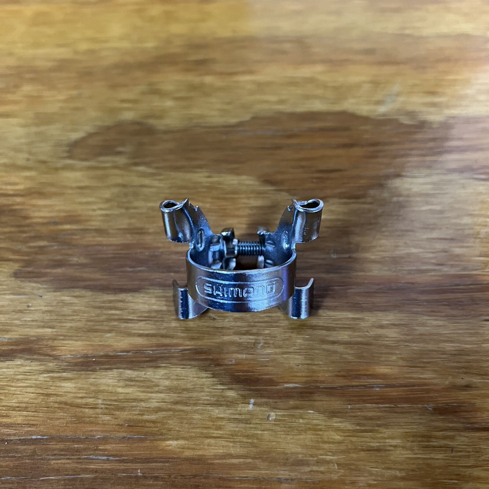 SHIMANO CHROME DOUBLE CABLE STOP GUIDE CLAMP 1" FIT SCHWINN ROAD ...